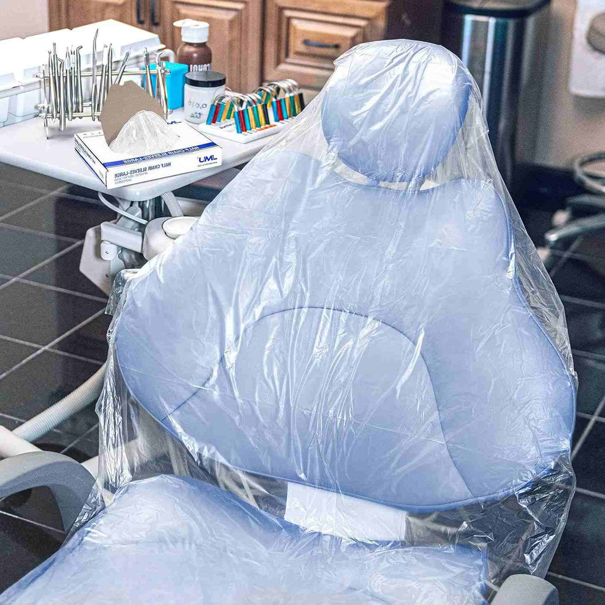 Disposable Dental Chair Covers, Waterproof Clear Plastic Chair Cover